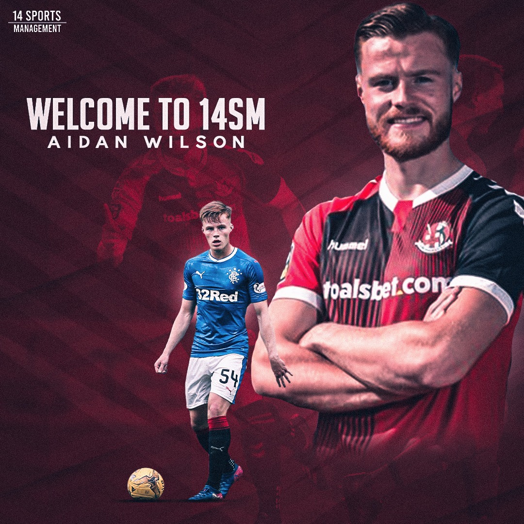 Welcome on board Aidan Wilson – 14 Sports Management